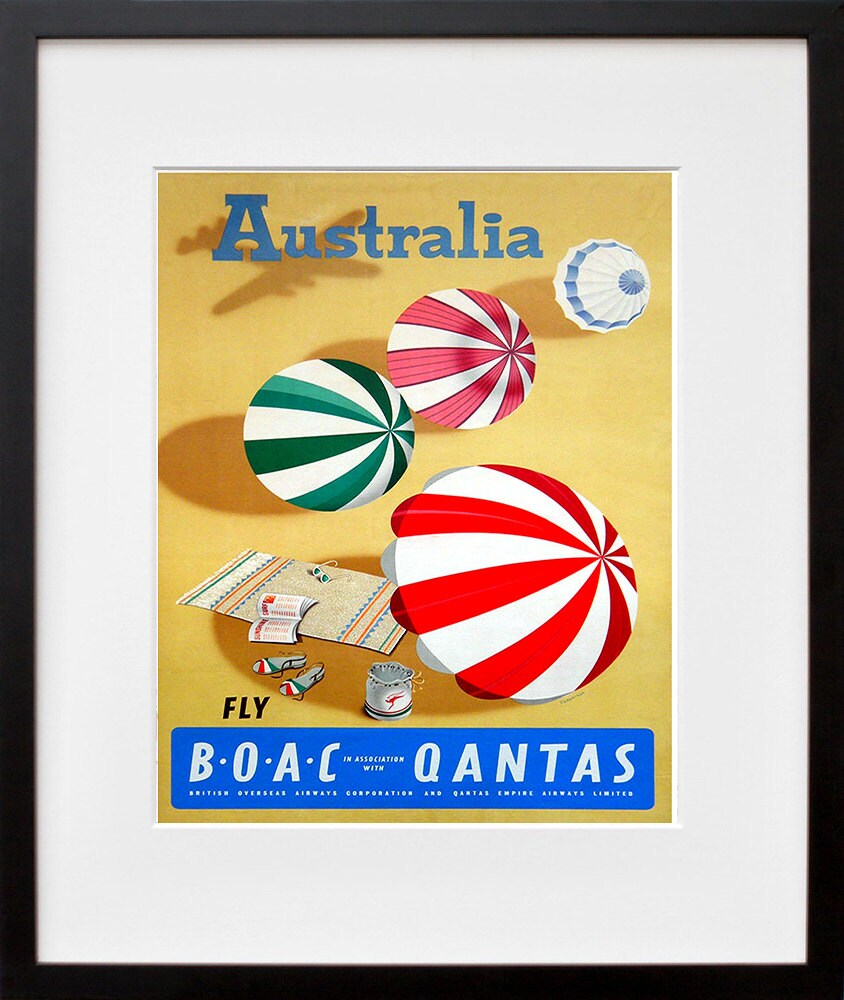 Australia Art Sign Wall Decor Travel Poster Print XR394 - Etsy