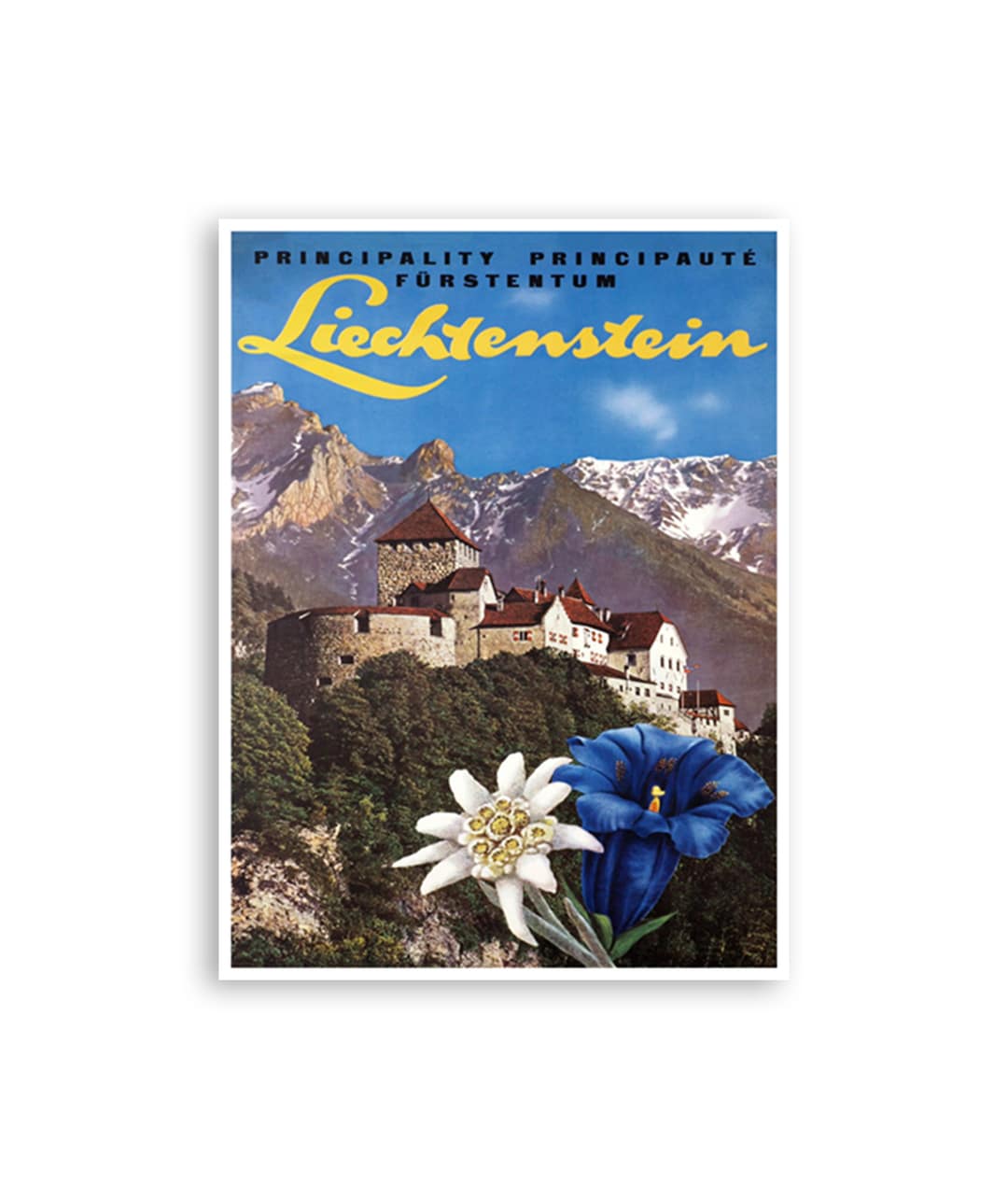 Liechtenstein Travel Print Liechtenstein Gift Poster Wall Art (ZT319 ...