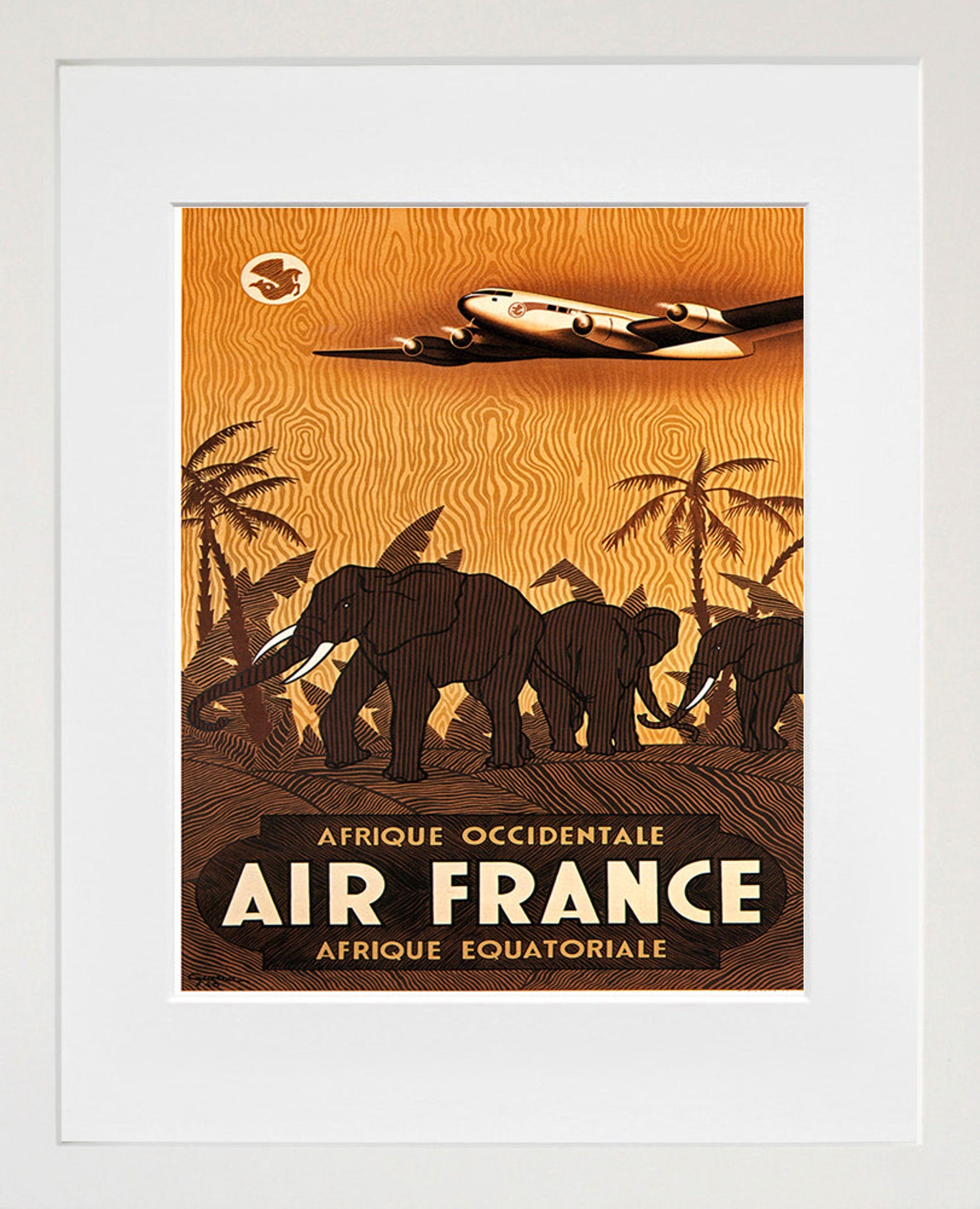Travel Poster Africa Art Print ZT8 - Etsy