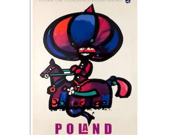 Poland Travel Poster Polish Retro Art Hiking Decor Print H154 - Etsy