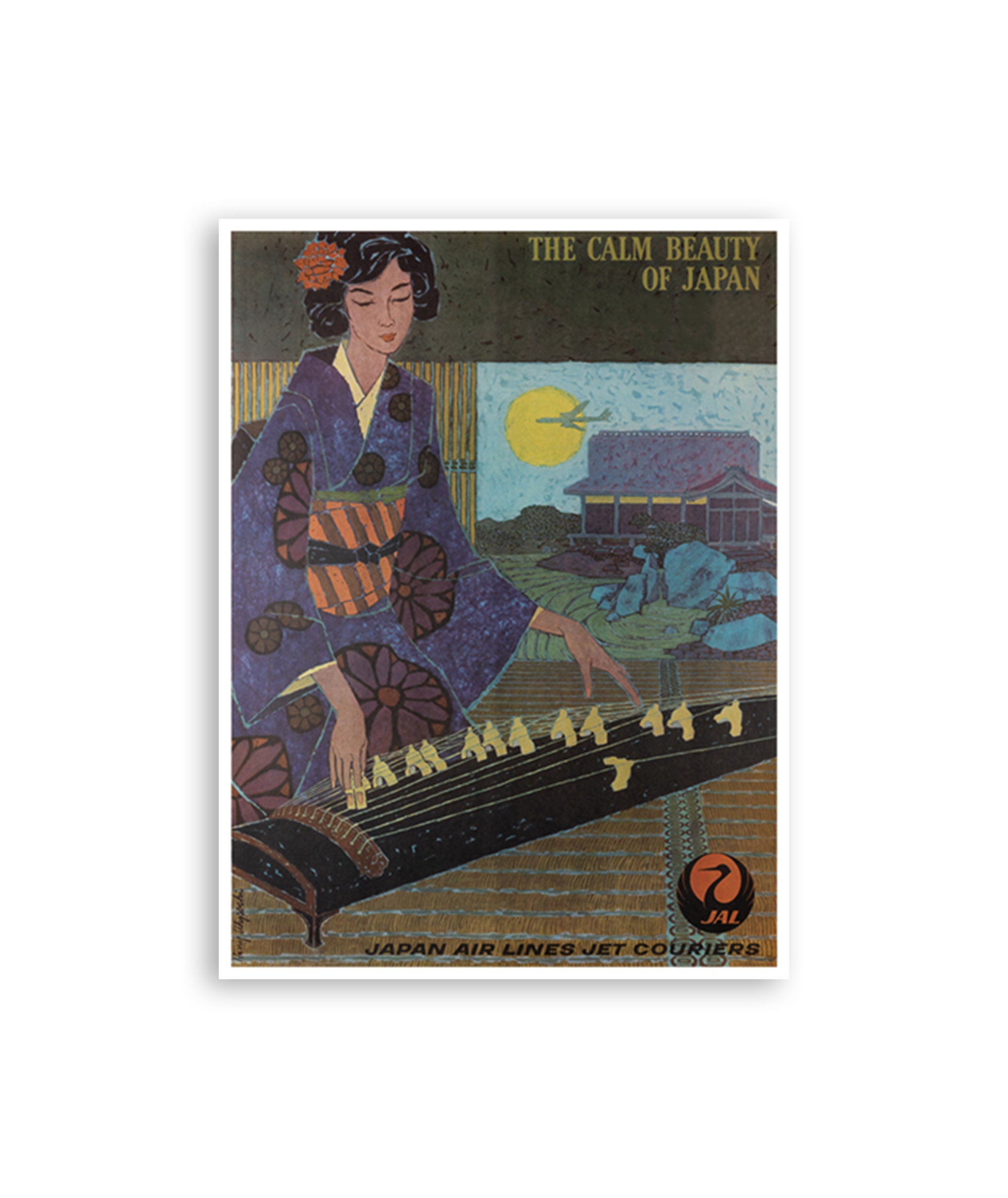 Japanese Art Japan Travel Poster JAL Airlines Print (xr2829)a - Etsy