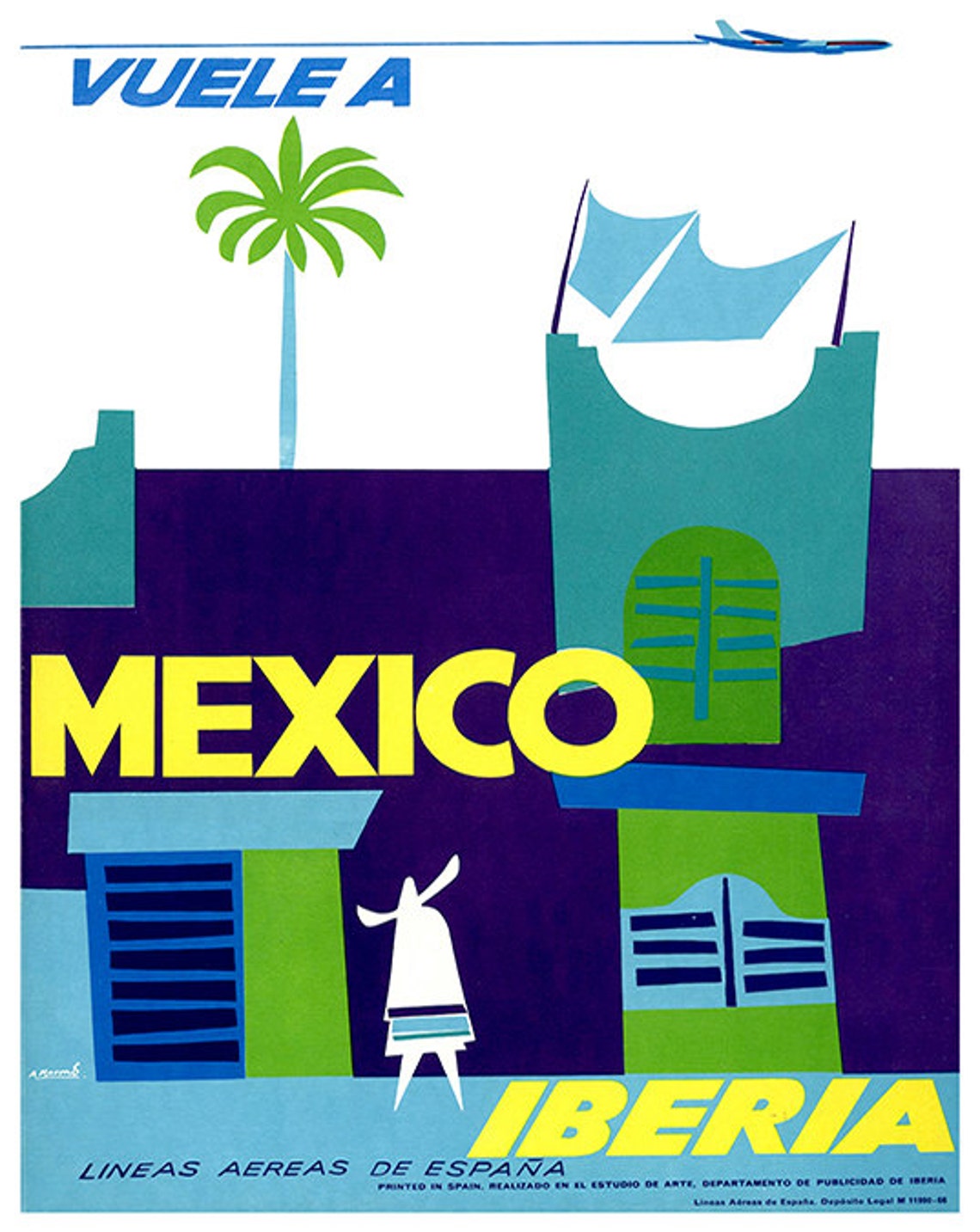 Mexico Travel Poster Mexican Wall Art Print Home Decor ZT615 - Etsy