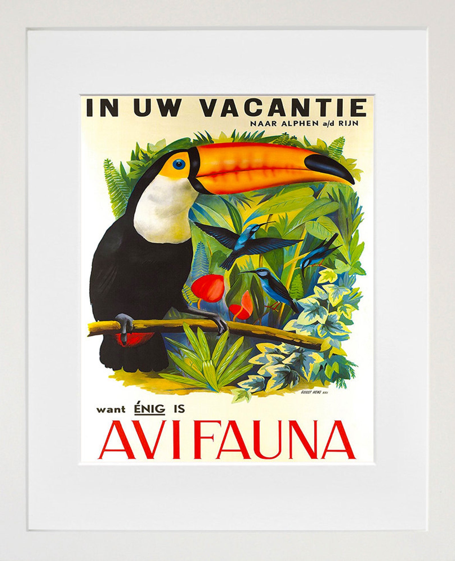 Holland Art Print Netherlands Vintage Travel Poster TR108 | Etsy