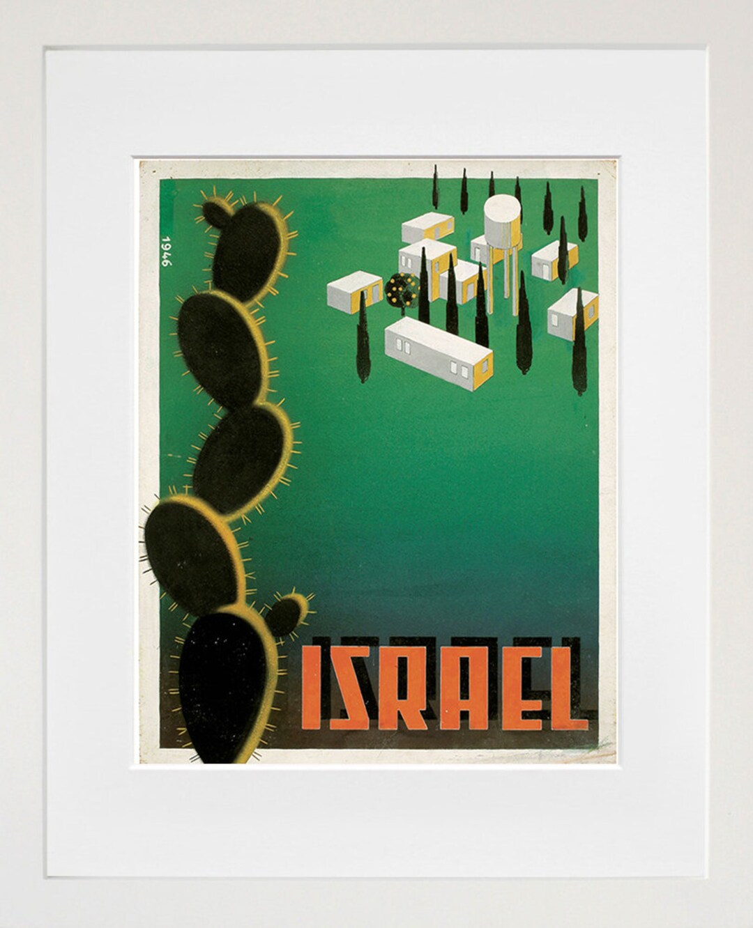 Israel Art Vintage Travel Poster Print Home Wall Decor (XR385) - Etsy