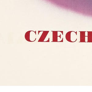Prague Art Czech Travel Poster Czechoslovakia Print (xr3903)a - Etsy