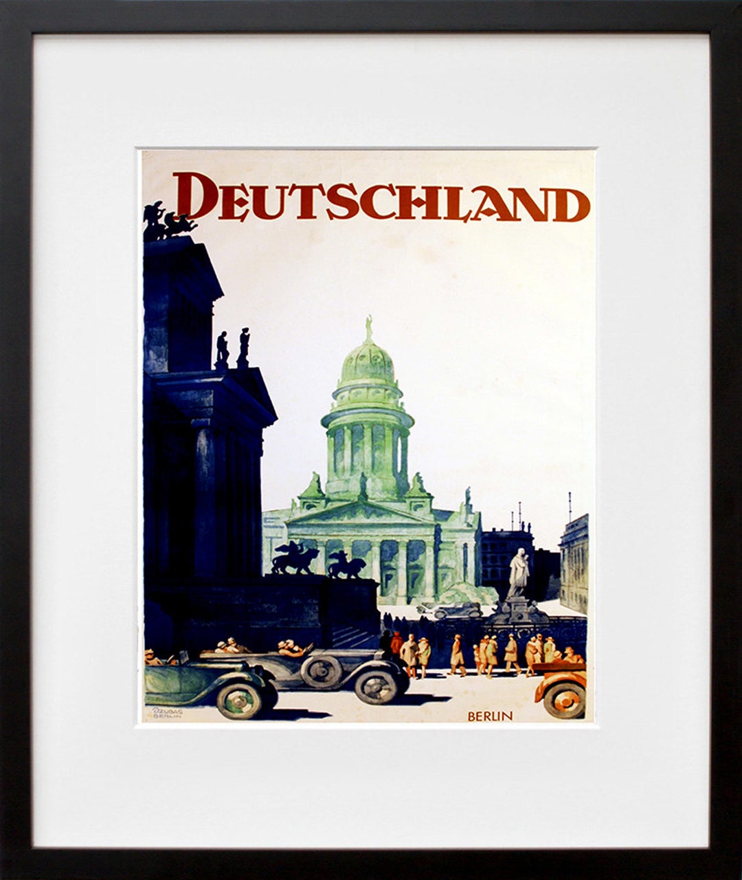 Germany Travel Poster German Art Print Home Decor (ZT380) - Etsy