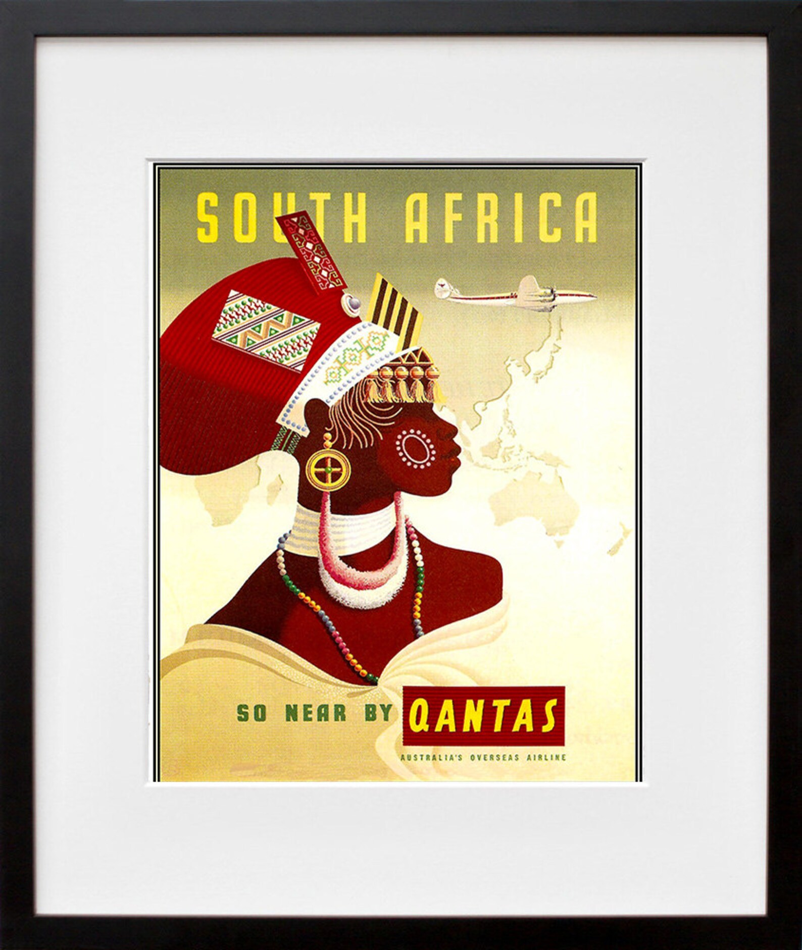 South Africa Travel Poster African Wall Art Print Home Decor - Etsy