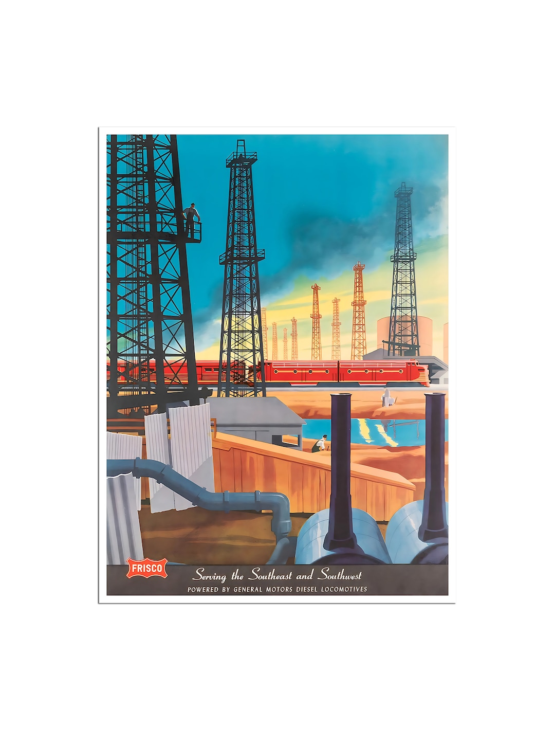 Railroad Poster Bern Hill Train Art Locomotive Print (xr4565)a - Etsy