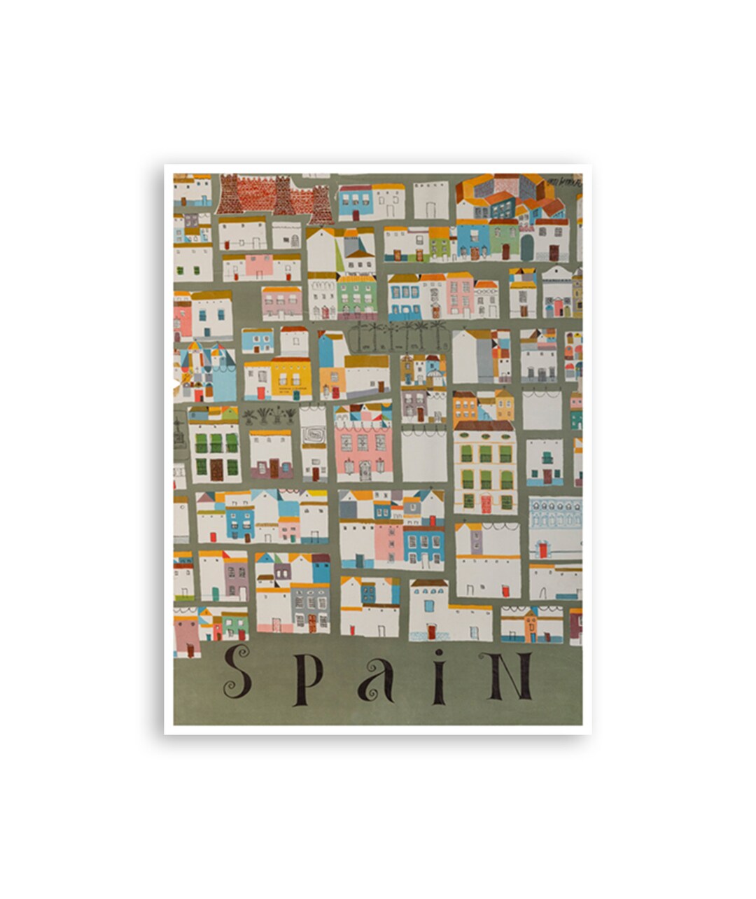 Spain Travel Poster Spanish Art Print Decor XR3735 - Etsy