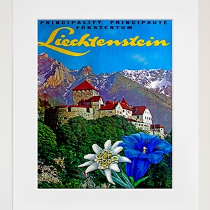Liechtenstein Travel Print Liechtenstein Gift Poster Wall Art (ZT319 ...