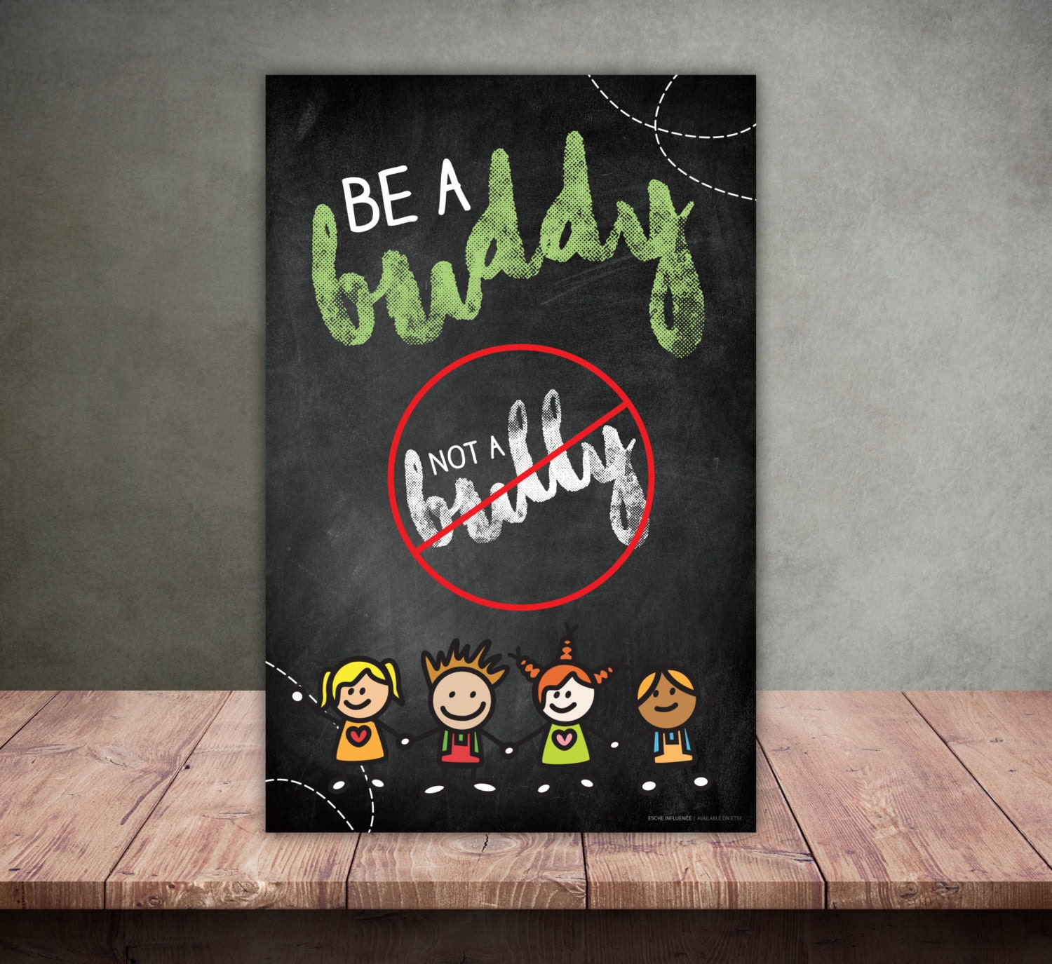 Be a Buddy Not a Bully 11x17 Poster School Classroom - Etsy
