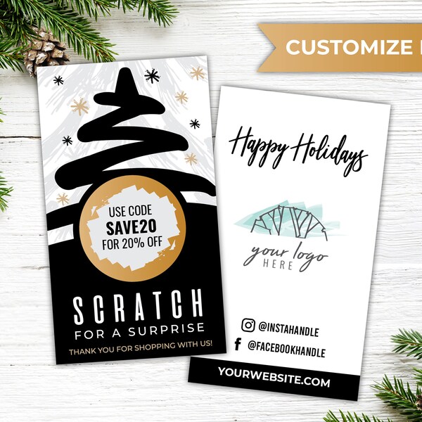 Custom Scratch off Card - Etsy