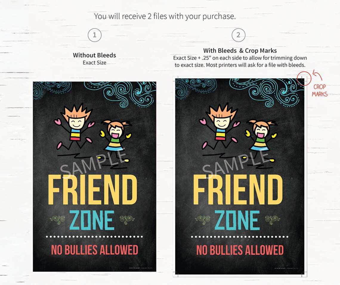 Be a Buddy Not a Bully 11x17 Poster School Classroom | Etsy