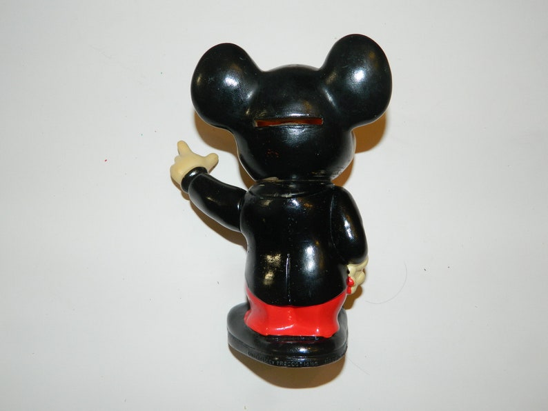 Vintage Disney MICKEY MOUSE Plastic Bank Made in Hong Kong - Etsy