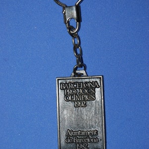 Rare 1982 Keychain From the Barcelona City Government Trying to Procure ...