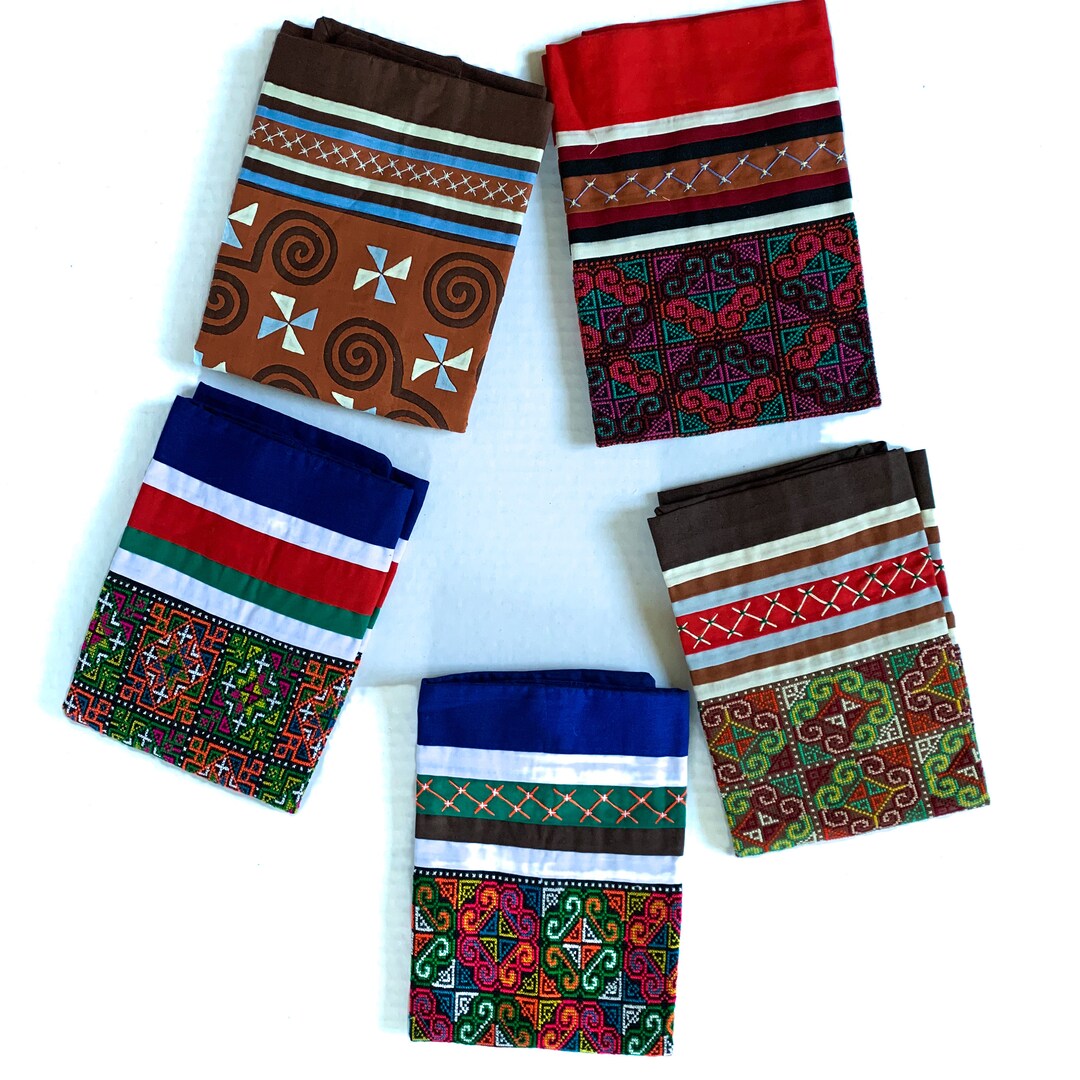 Vintage Middle Eastern Embroidered Pillowcases - Etsy