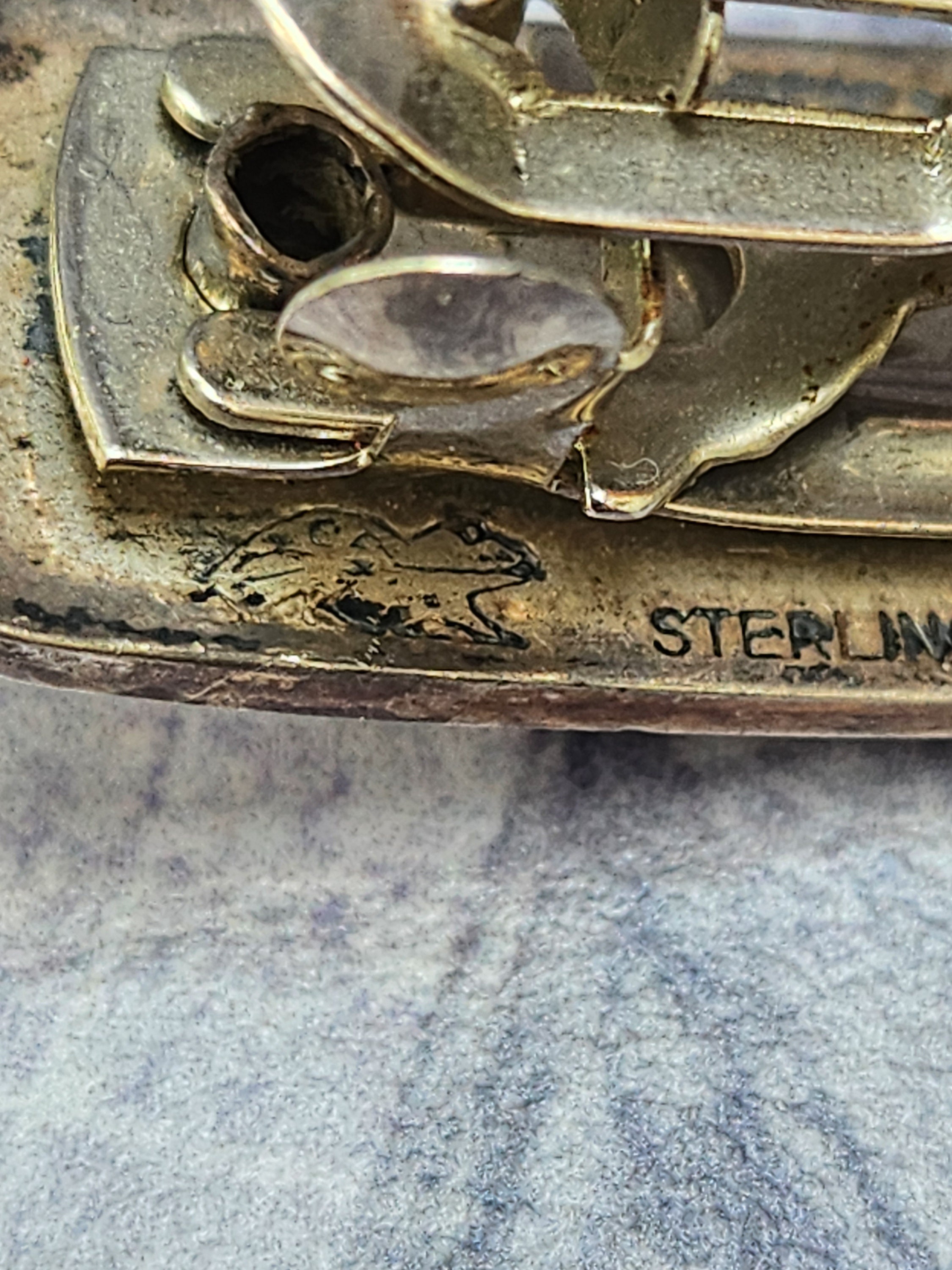 Vintage Hopi Sterling Silver Hair Barrette by Charlotte Joshua Andrews ...