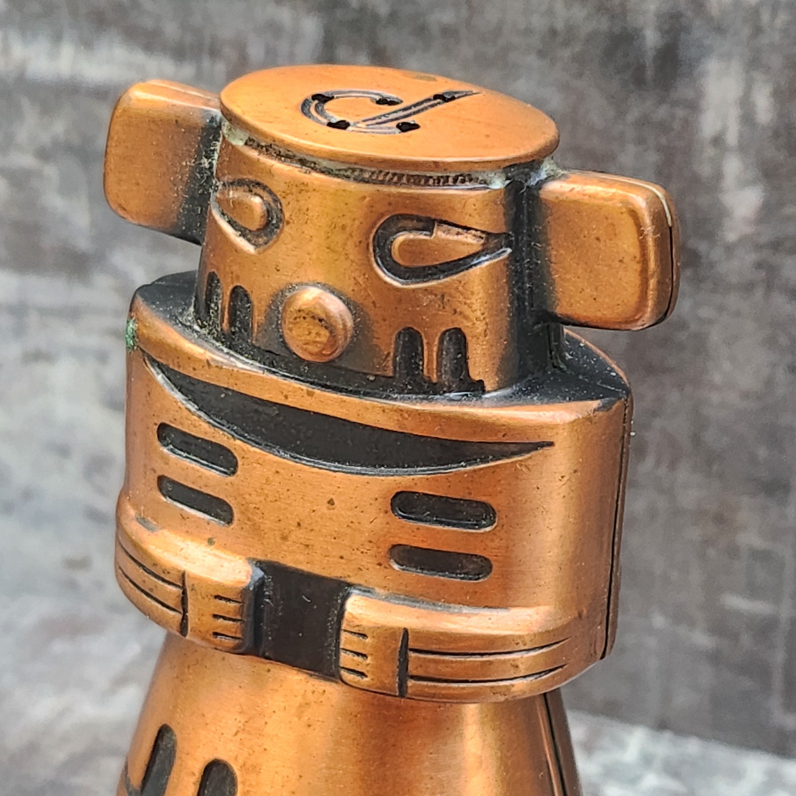 Bell Trading Post Kachina Salt and Pepper Shakers Vintage Solid Copper ...