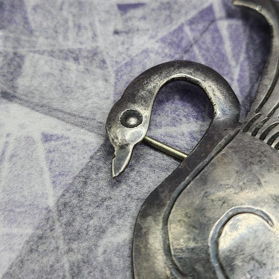 Navajo Bird Pin Vintage Handwrought Sterling Silver S… - Gem