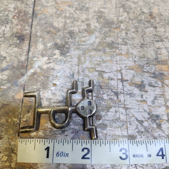 Large Navajo Sandcast Figure Pin Vintage Sterling Sil… - Gem