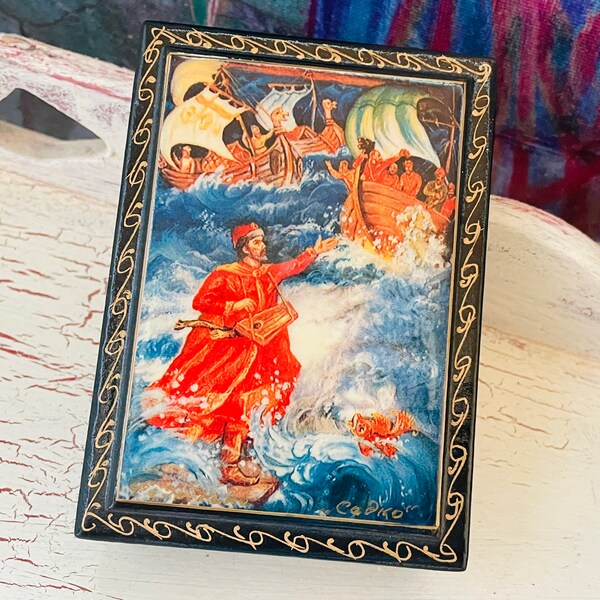 Russian Lacquer Box - Etsy