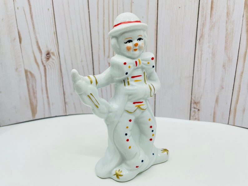 Polka Dot Clown Figurine Vintage Sophia Ann Porcelain Clown | Etsy