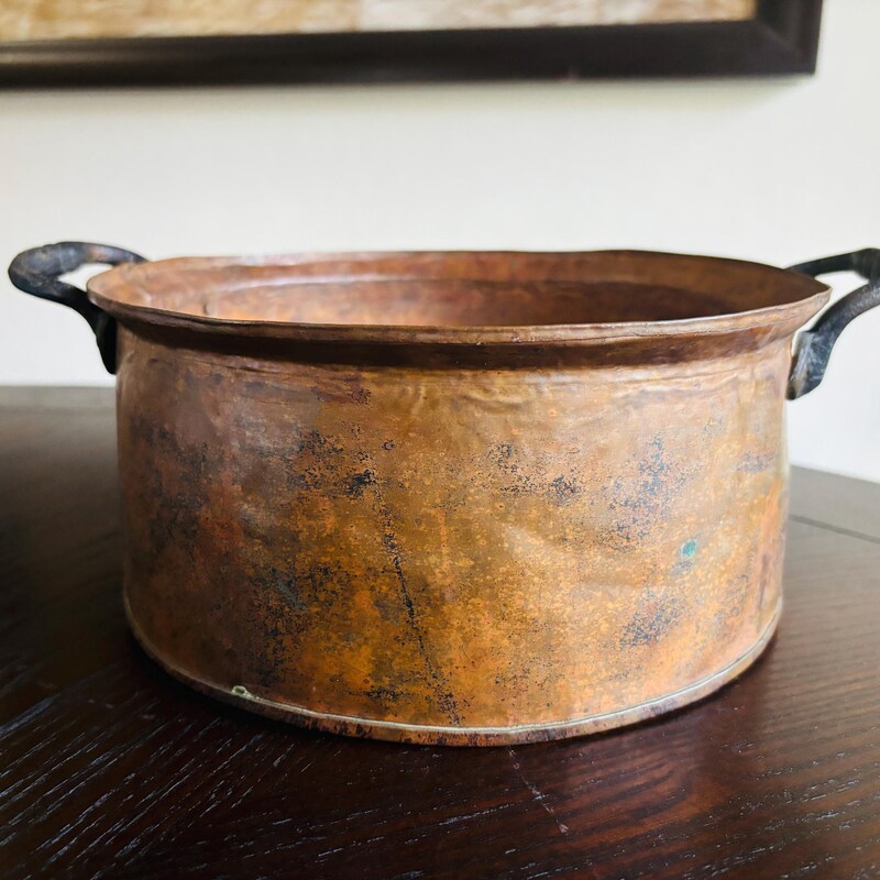 Rustic Copper Pot - Etsy