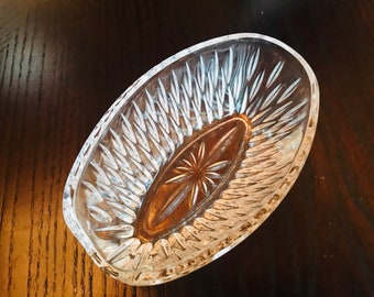 Princess House Crystal Silverware Caddy Ribbed Design OR - Etsy