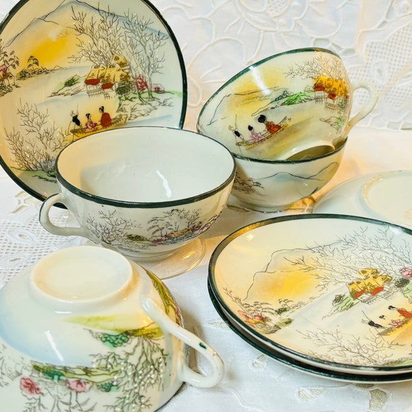 Japanese Eggshell Tea Cups - Etsy