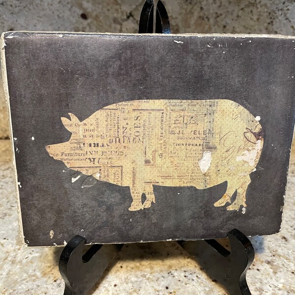 Primitive Pig - Etsy