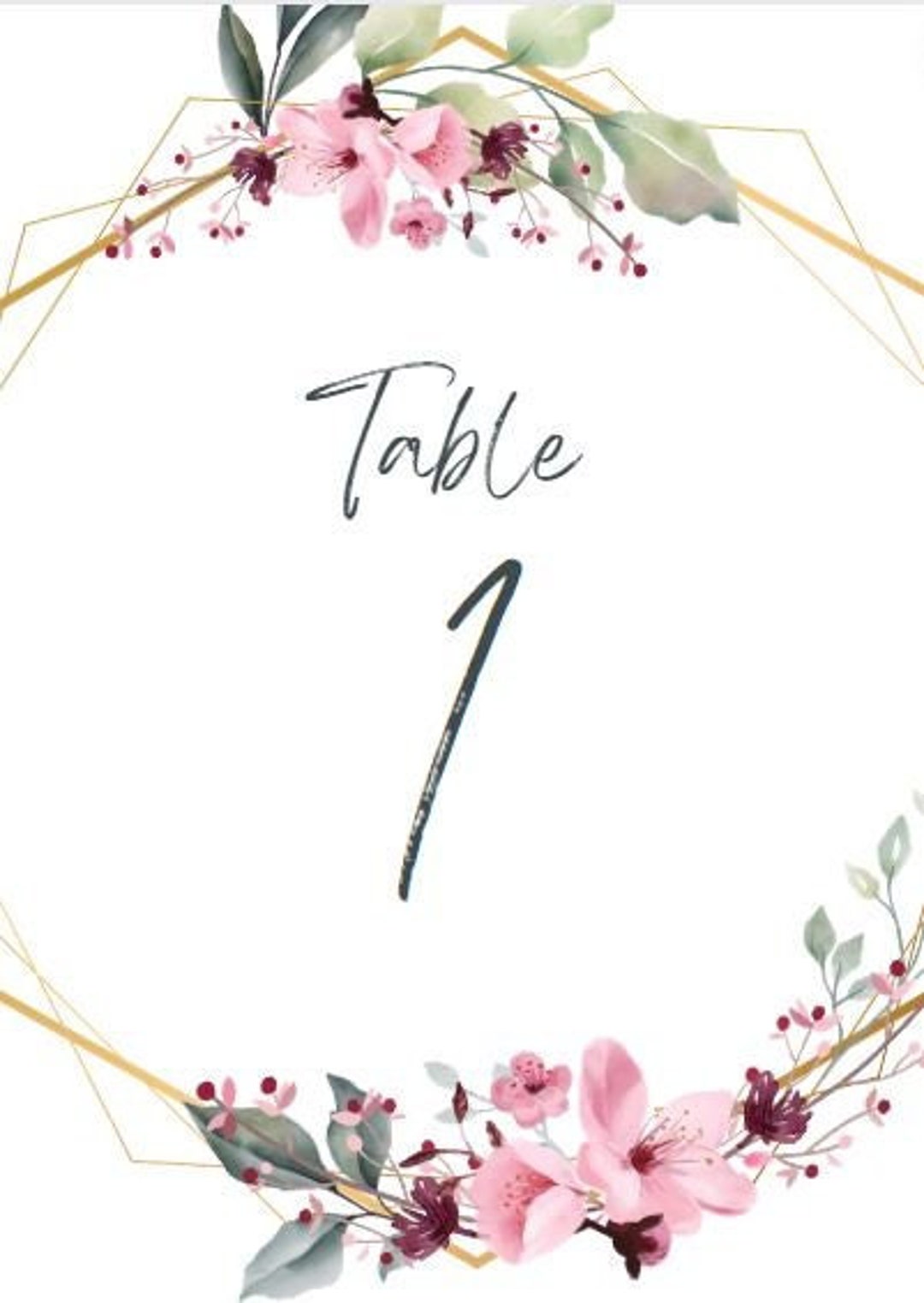 Boho Floral Wedding Seating Chart, Seat Chart Card Template, Boho ...