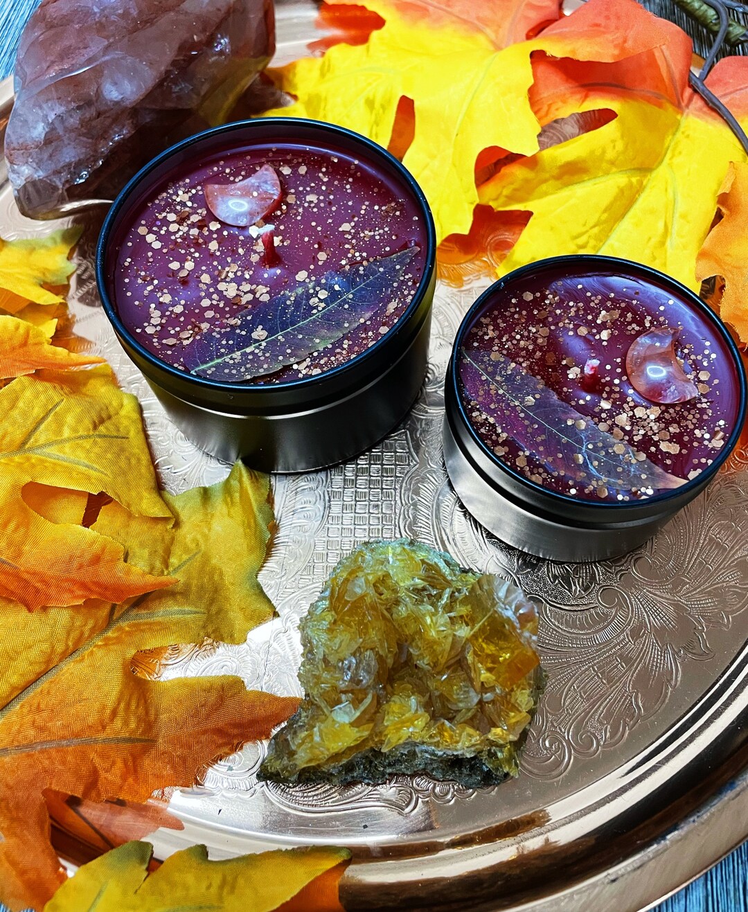 Demeter Goddess of the Harvest Beeswax Candle, Apple and Ginger Spice ...