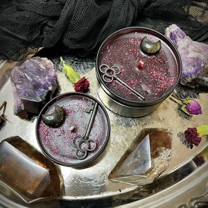 Hades God of the Underworld Candle, Pomegranate and Smoke Beeswax ...