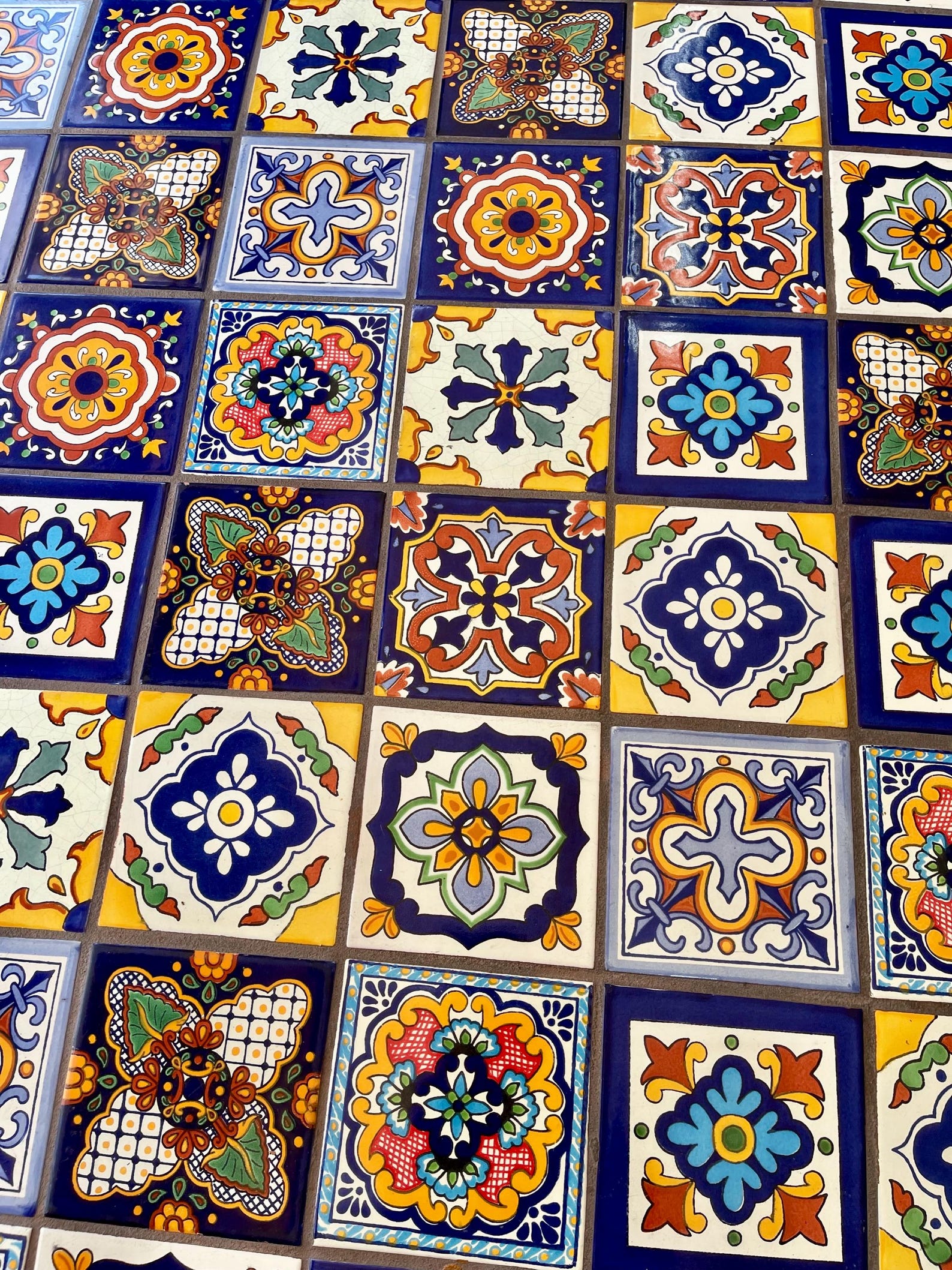 20 Mexican Tiles 6x6 Mix - Etsy