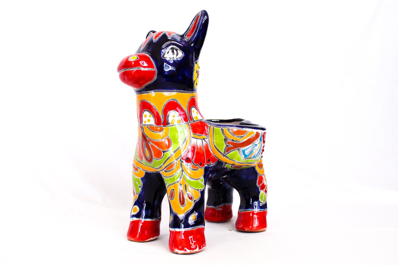 A Talavera Donkey Pot. - Etsy