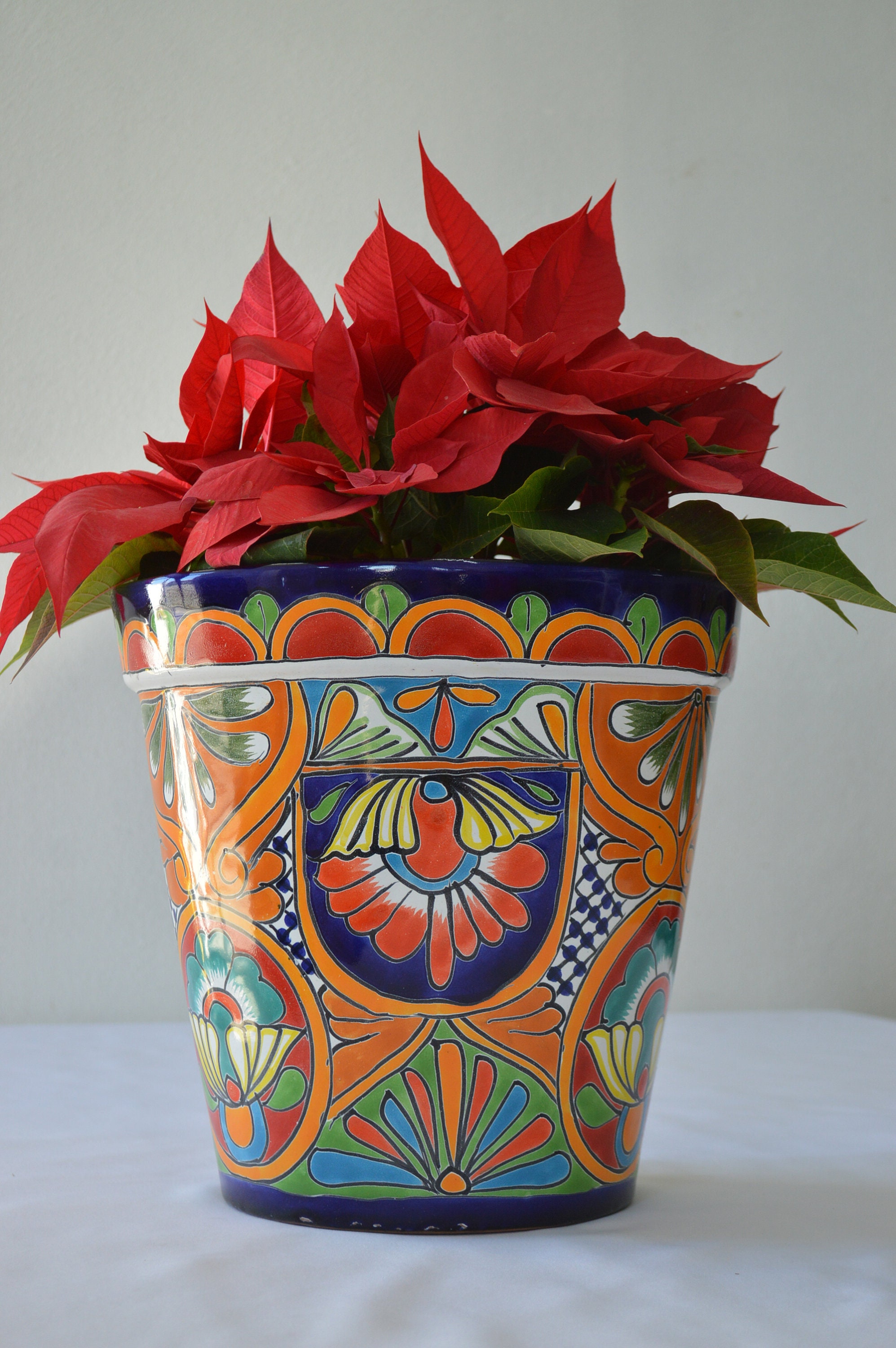 Talavera colorful Pot | Etsy