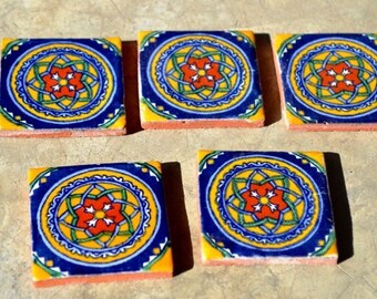100 Mexican Tile Talavera 2 x 2 | Etsy
