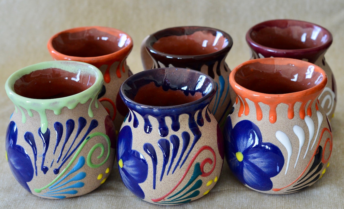 6 Coffee Cups/ Mugs From México - Etsy