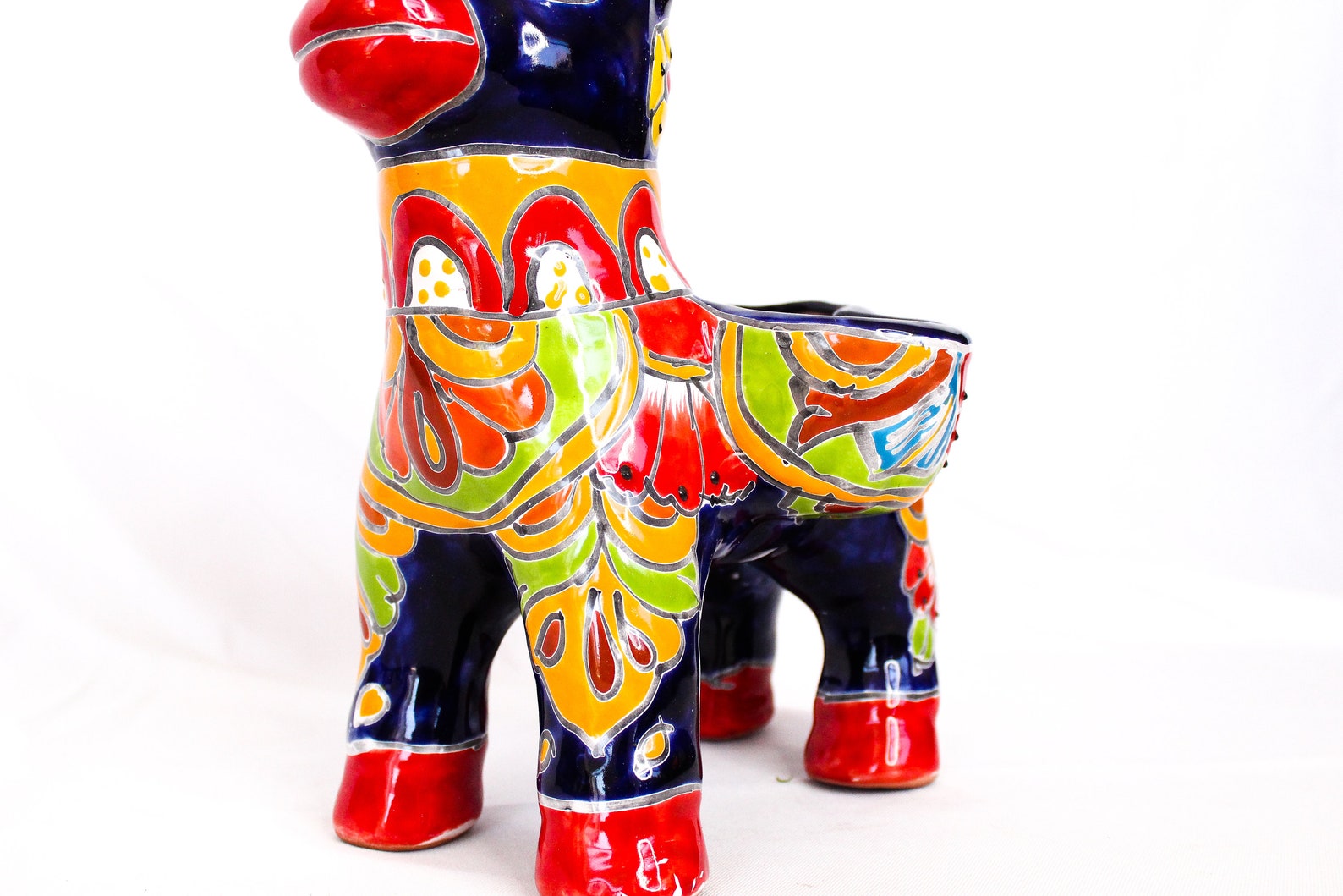 A Talavera Donkey Pot. - Etsy