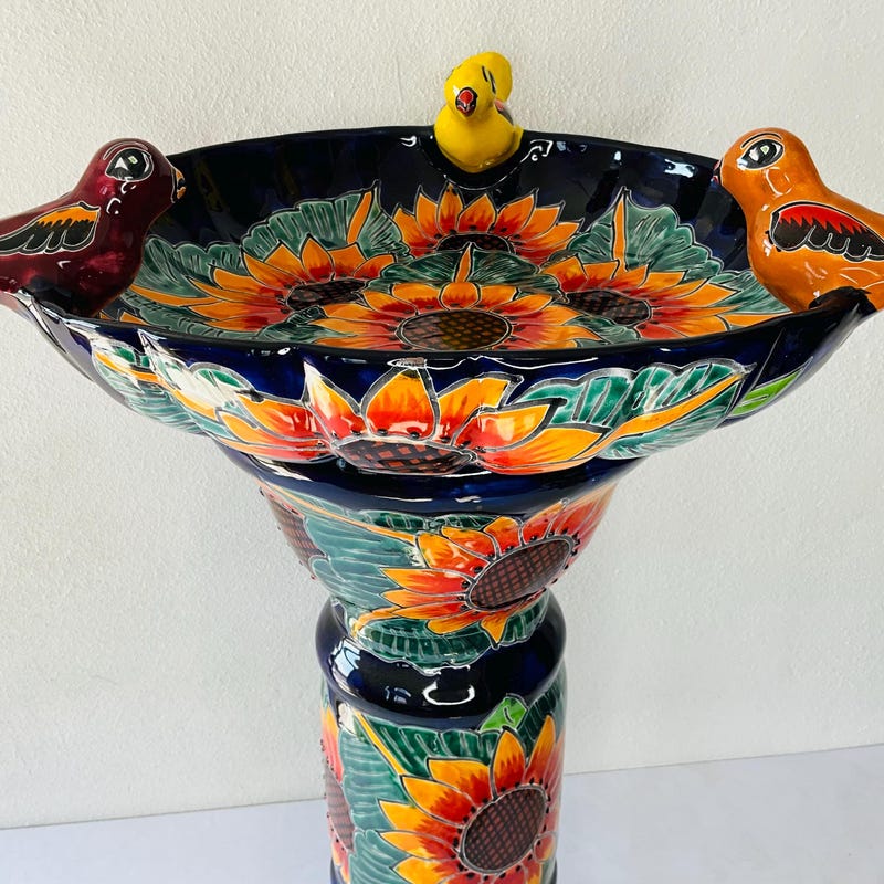 Pottery Bird Bath - Etsy