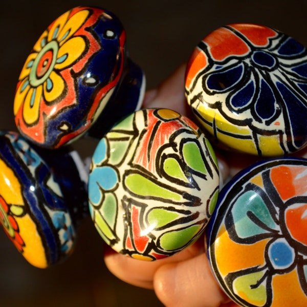 Talavera Knobs - Etsy