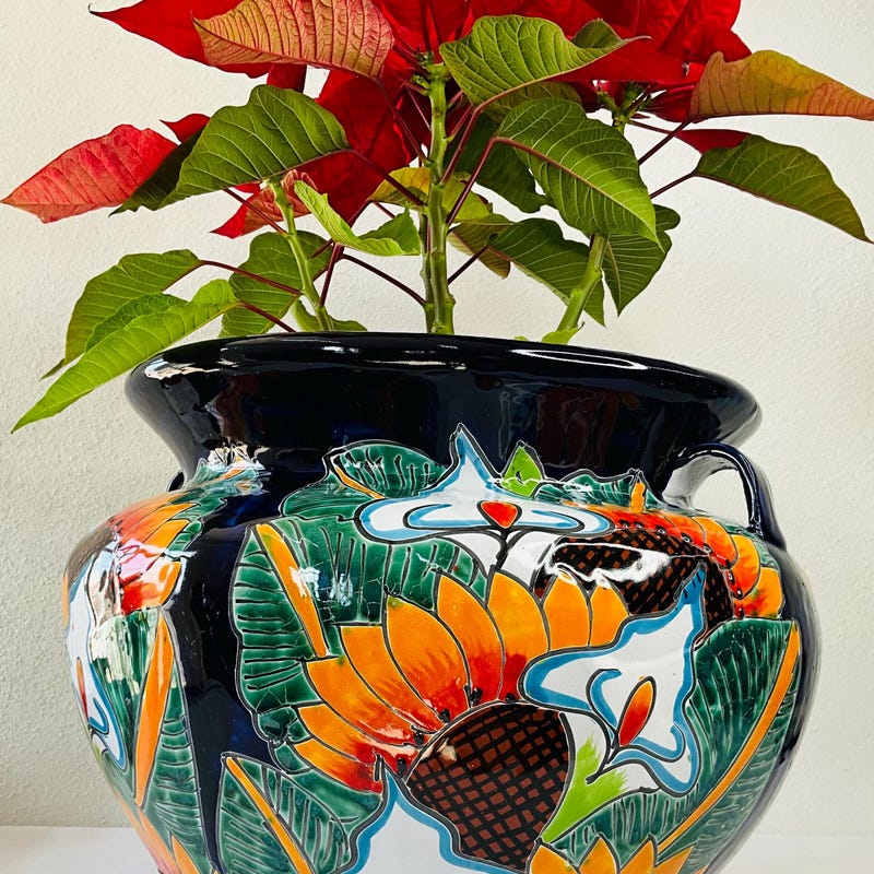 Mexican Pottery Planter - Etsy