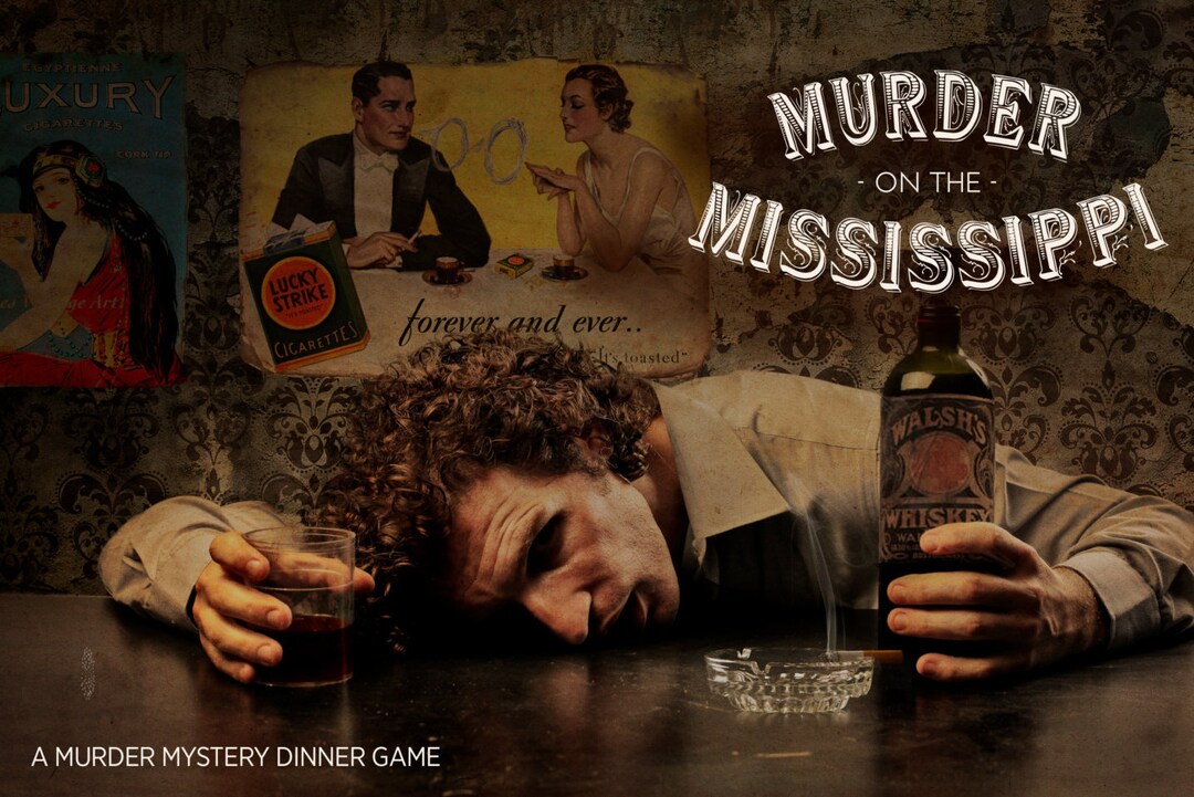 Murder on the Mississippi - A Murder Mystery Dinner Game - Etsy