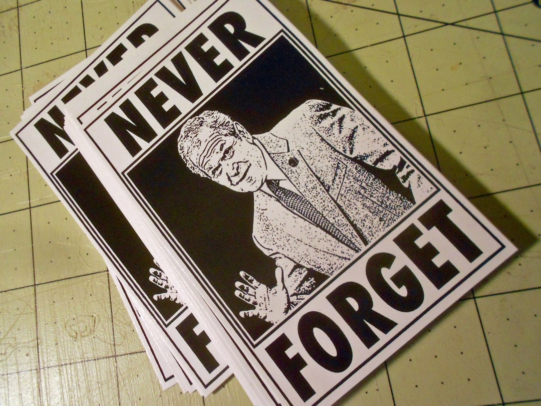 Vinyl Sticker - Never Forget GWB - Etsy