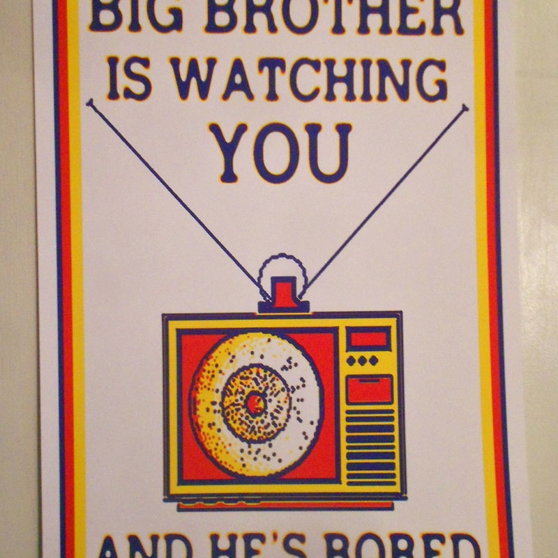 1984 Big Brother Poster - Etsy