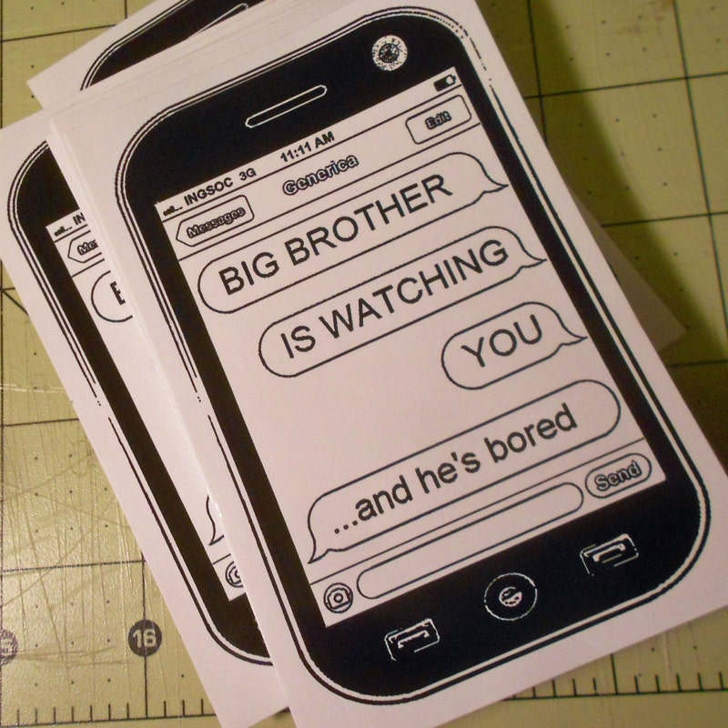 1984 Big Brother Poster - Etsy