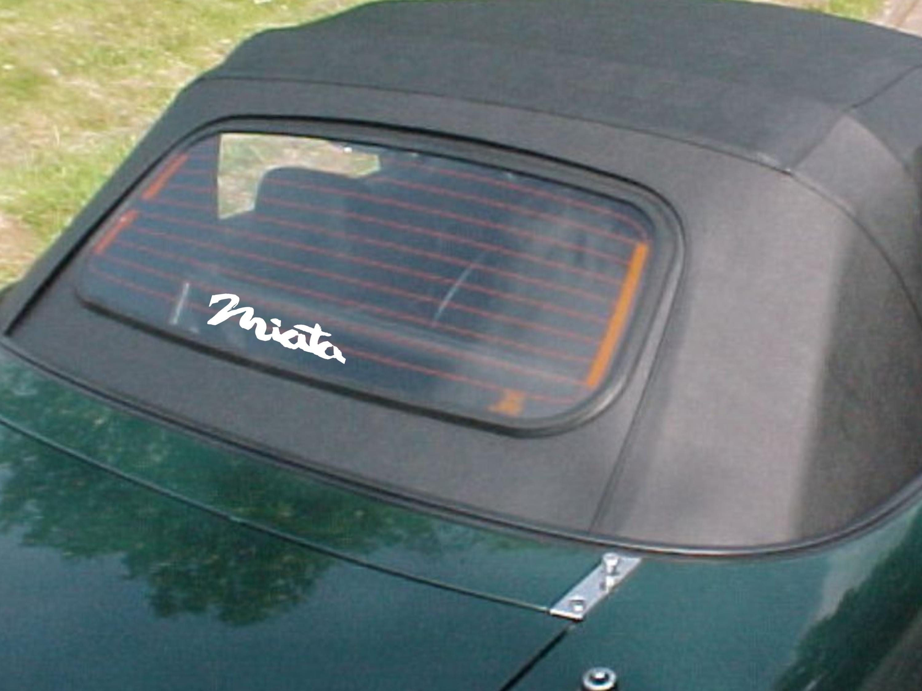 Miata Script Decal | JDM Car Sticker, White Vinyl - Etsy