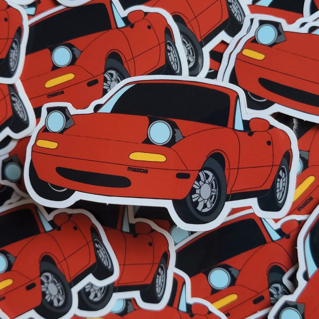 NA Miata Sticker - Red, White, Green and Blue - Etsy