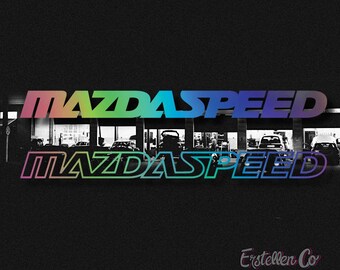 Mazda Japanese Decal JDM Car Window Decal Laptop Decal - Etsy