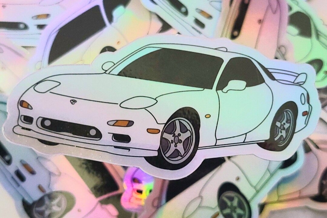 Holographic Efini RX7 FD Sticker - Etsy